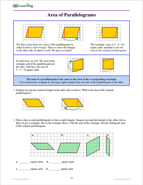 Geometry Workbook for Grade 6 | K5 Bookstore
