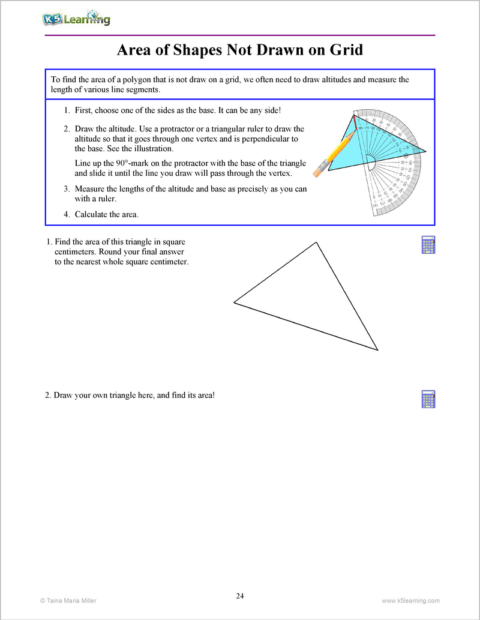 Geometry Workbook for Grade 6 | K5 Bookstore
