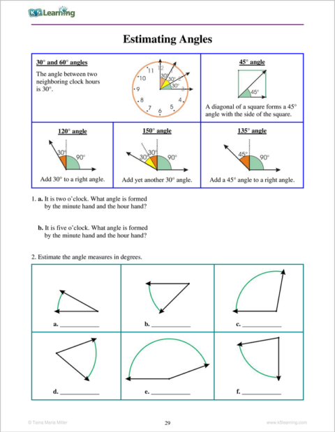 Geometry Workbook for Grades 4-5 | K5 Bookstore