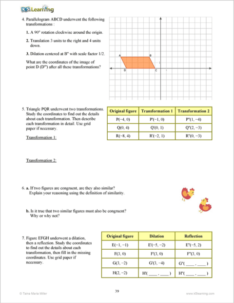 Geometry Workbook for Grades 6-8 | K5 Bookstore