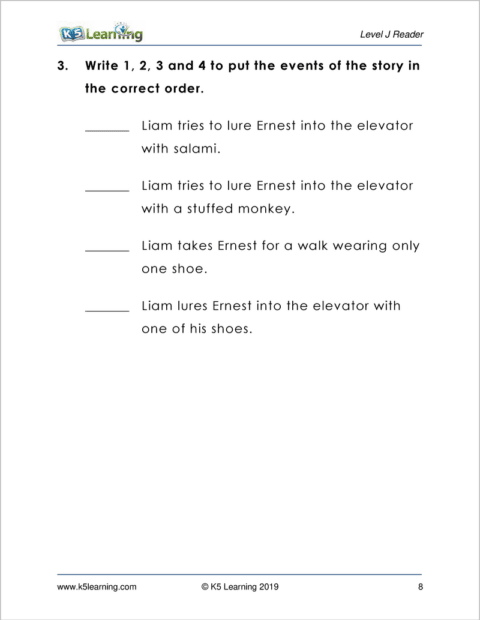 Grade 2 Reading Workbook, Level J2 | K5 Bookstore