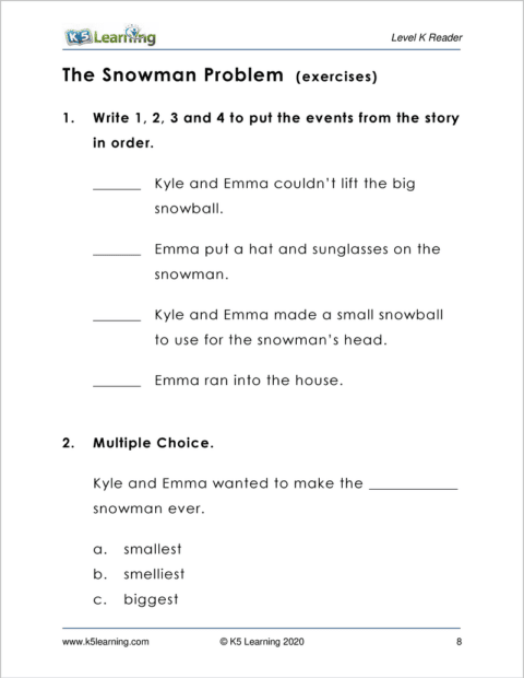 Grade 2 Reading Workbook, Level K2 | K5 Bookstore