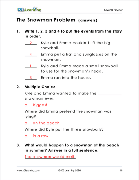 Grade 2 Reading Workbook, Level K2 | K5 Bookstore
