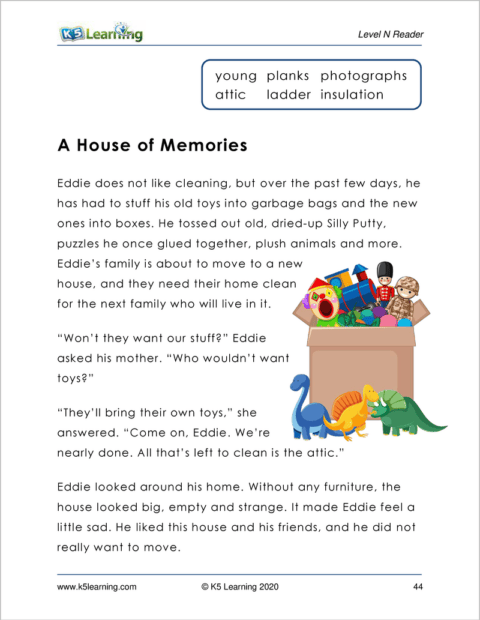 Grade 3 Reading Workbook, Level N | K5 Bookstore