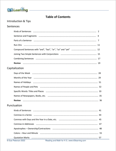 Grade 4 Grammar and Writing Workbook | K5 Bookstore