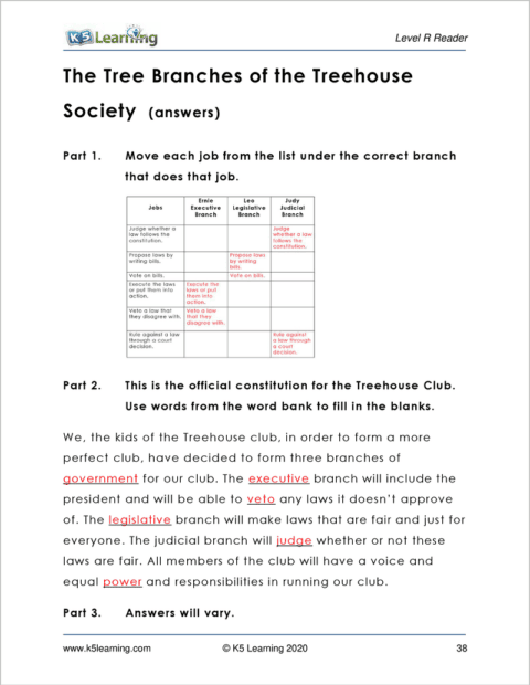 Grade 4 Reading Workbook, Level R | K5 Bookstore