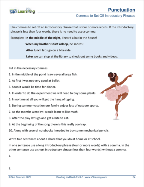 Grade 5 Grammar and Writing Workbook | K5 Bookstore