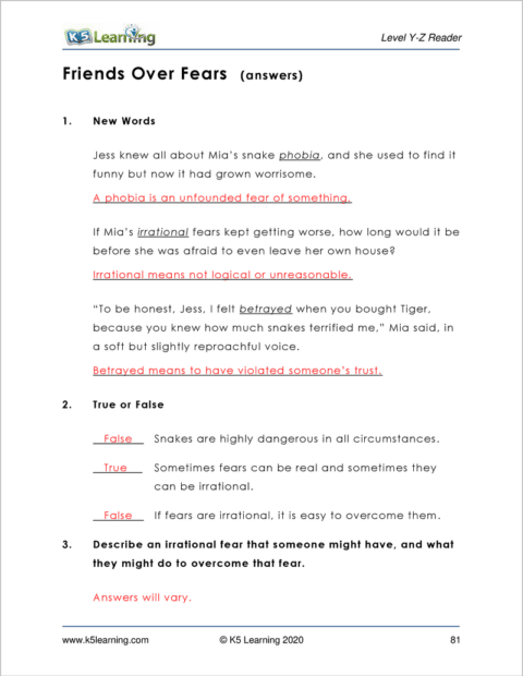 Grade 6 Reading Workbook, Levels Y and Z | K5 Bookstore
