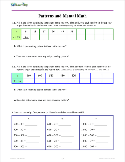 Grades 3 4 Addition and Subtraction Workbook | K5 Bookstore