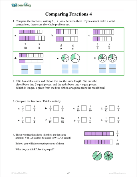 Introduction To Fractions Workbook | K5 Bookstore