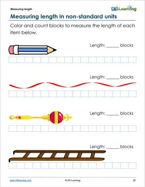 Kindergarten Measure, Time & Money Workbook | K5 Bookstore