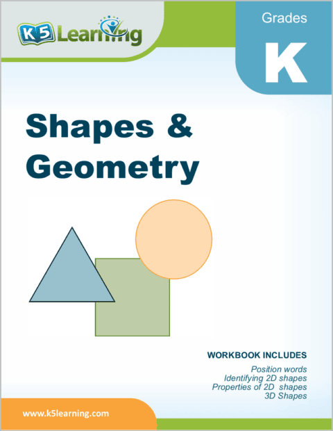 Kindergarten Shapes and Geometry Workbook | K5 Bookstore