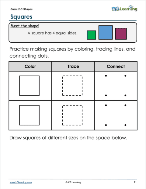 Kindergarten Shapes and Geometry Workbook | K5 Bookstore