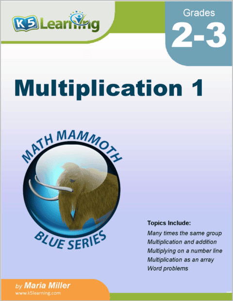 Multiplication Workbook for Grades 2-3 | K5 Bookstore