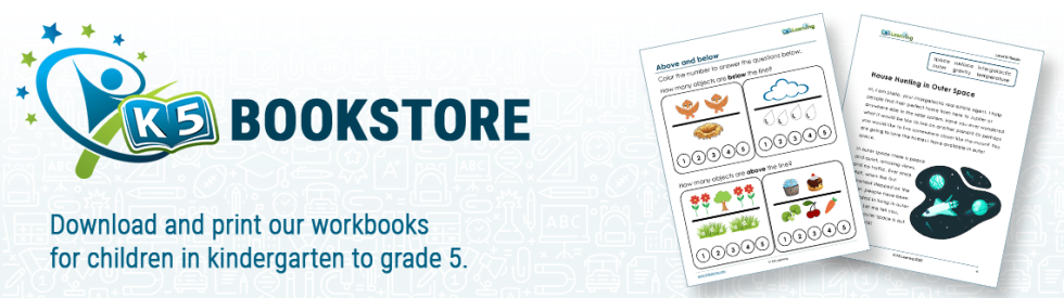 Reading and Math Workbooks for K-5 | K5 Bookstore