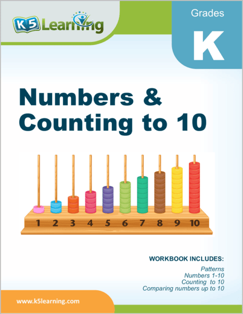 Numbers and Counting To 10 Workbook | K5 Bookstore