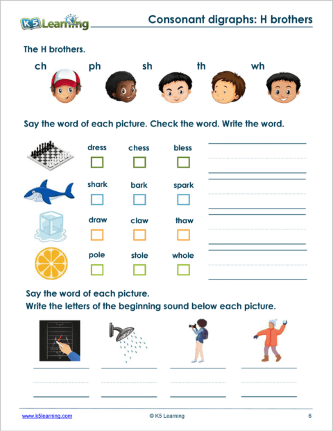 Phonics B Workbook | K5 Bookstore