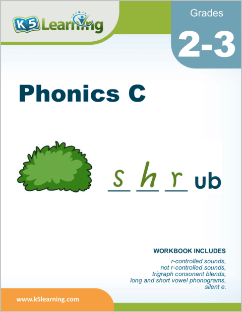 Phonics C Workbook | K5 Bookstore