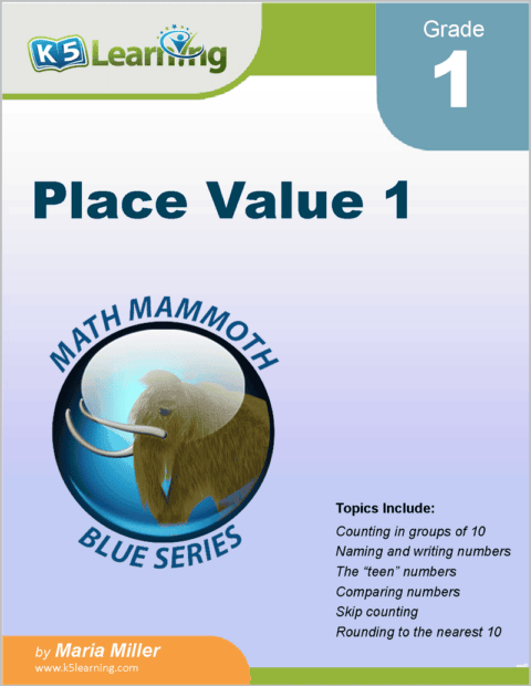 Place Value Workbook for Grade 1 | K5 Bookstore