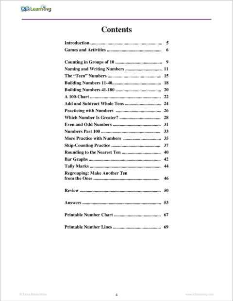 Place Value Workbook for Grade 1 | K5 Bookstore