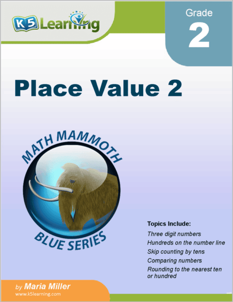 Place Value Workbook for Grade 2 | K5 Bookstore