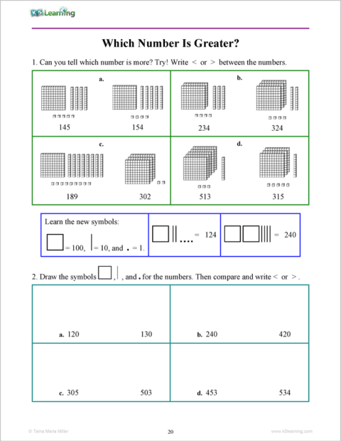Place Value Workbook for Grade 2 | K5 Bookstore
