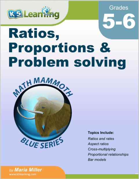 Ratios and Proportions Workbook | K5 Bookstore