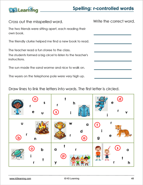 Spelling Workbook for Grade 2 | K5 Bookstore