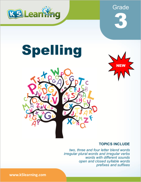Spelling Workbook for Grade 3 | K5 Bookstore