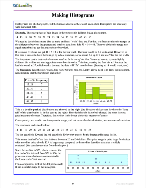 Statistics and Probability Workbook | K5 Bookstore