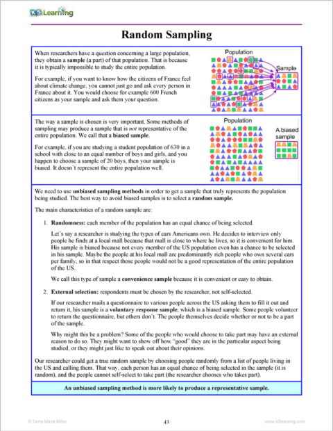 Statistics and Probability Workbook | K5 Bookstore