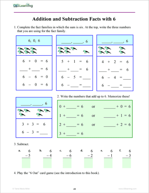 Subtraction Workbook for Grade 1 | K5 Bookstore